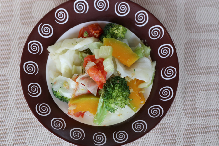 Steamed Veggies with Ginger - International Buddhist Society | 國際佛教觀音寺