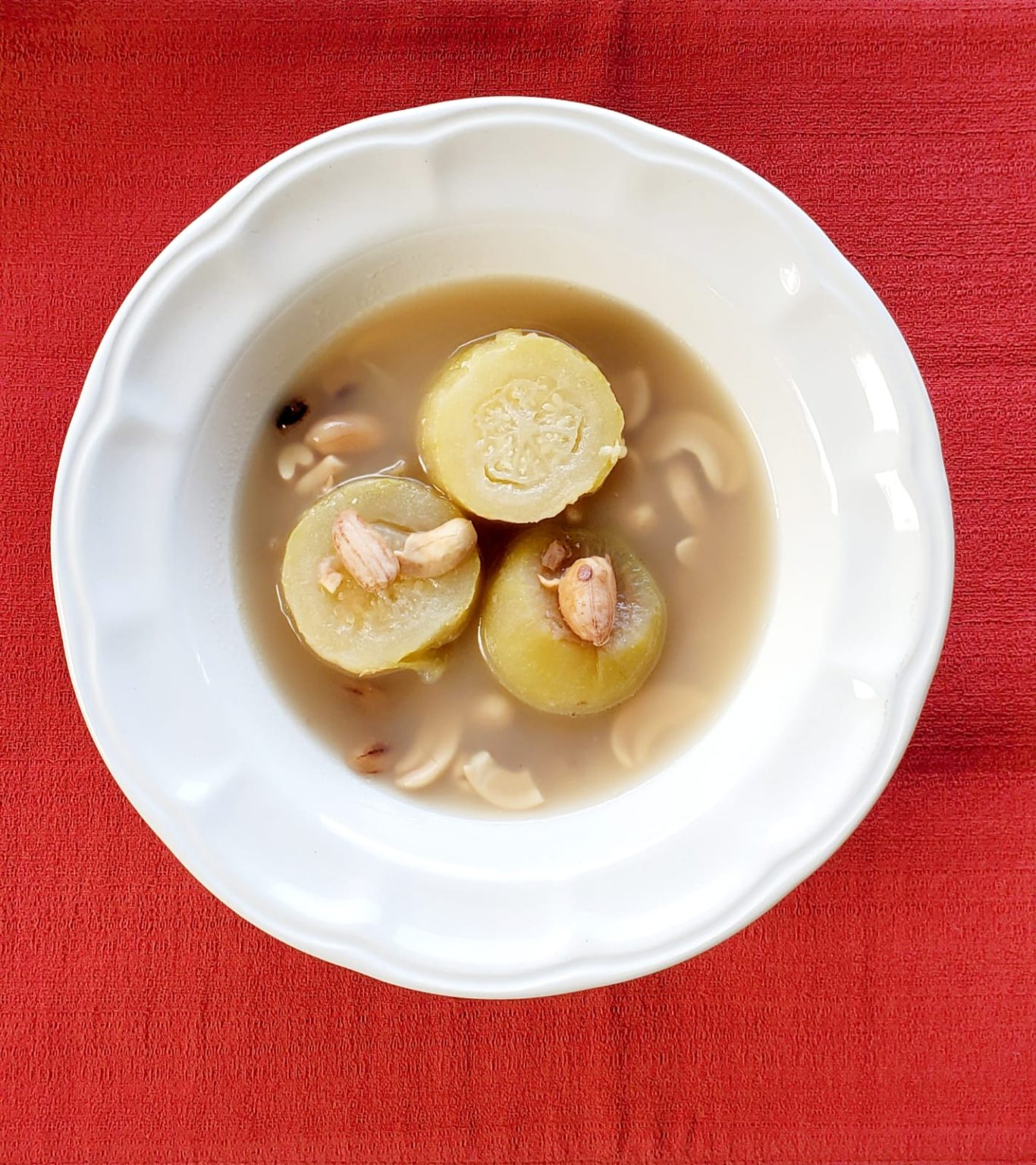 Cashew nuts, Peanuts and Hairy Gourd Soup - International Buddhist ...